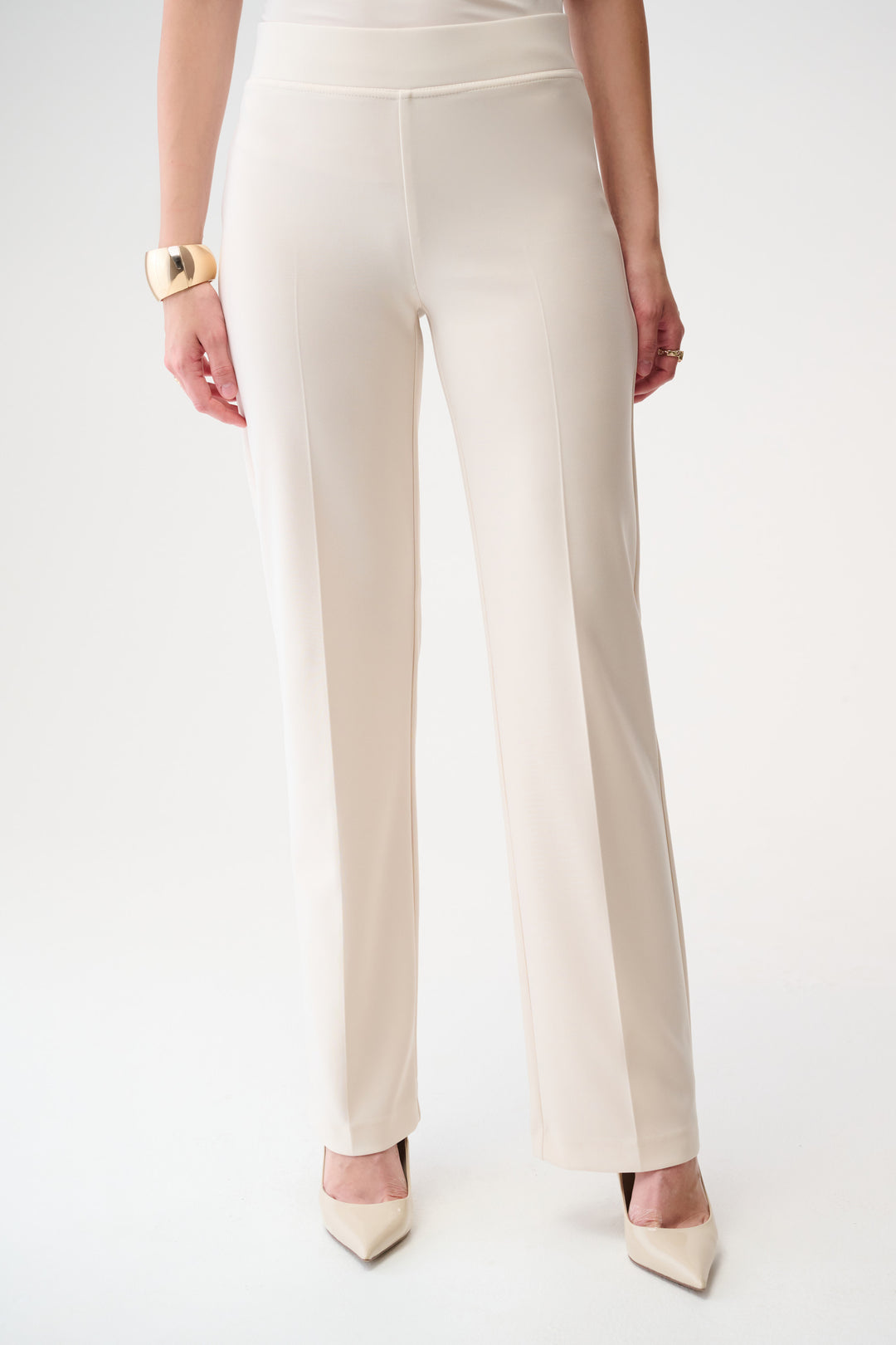 Classic Wide Leg Pants - 153088F25 - Moonstone – The Wardrobe
